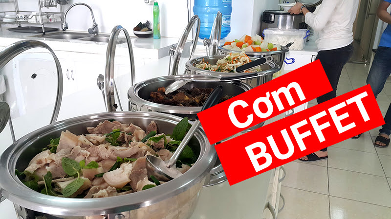 Buffet - Hình thức cung cấp cơm tận nơi đang được ưa chuộng ở Biên Hoà